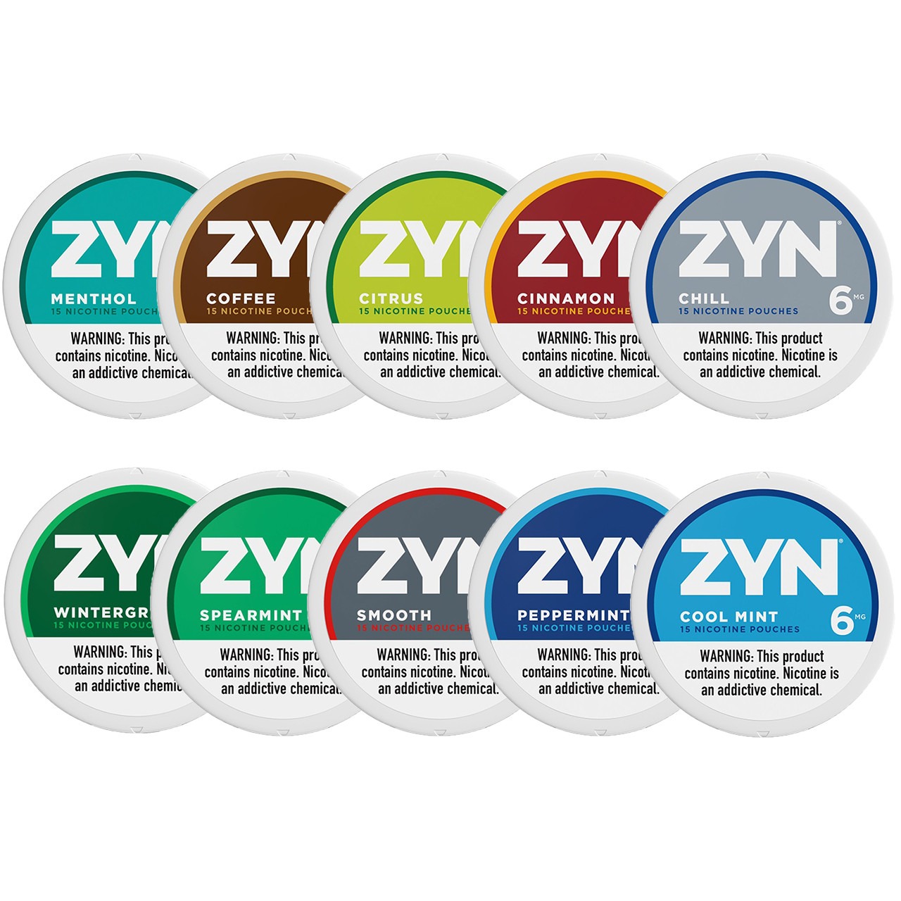 Mixed Flavors ZYN Pouches - PADA SNUS