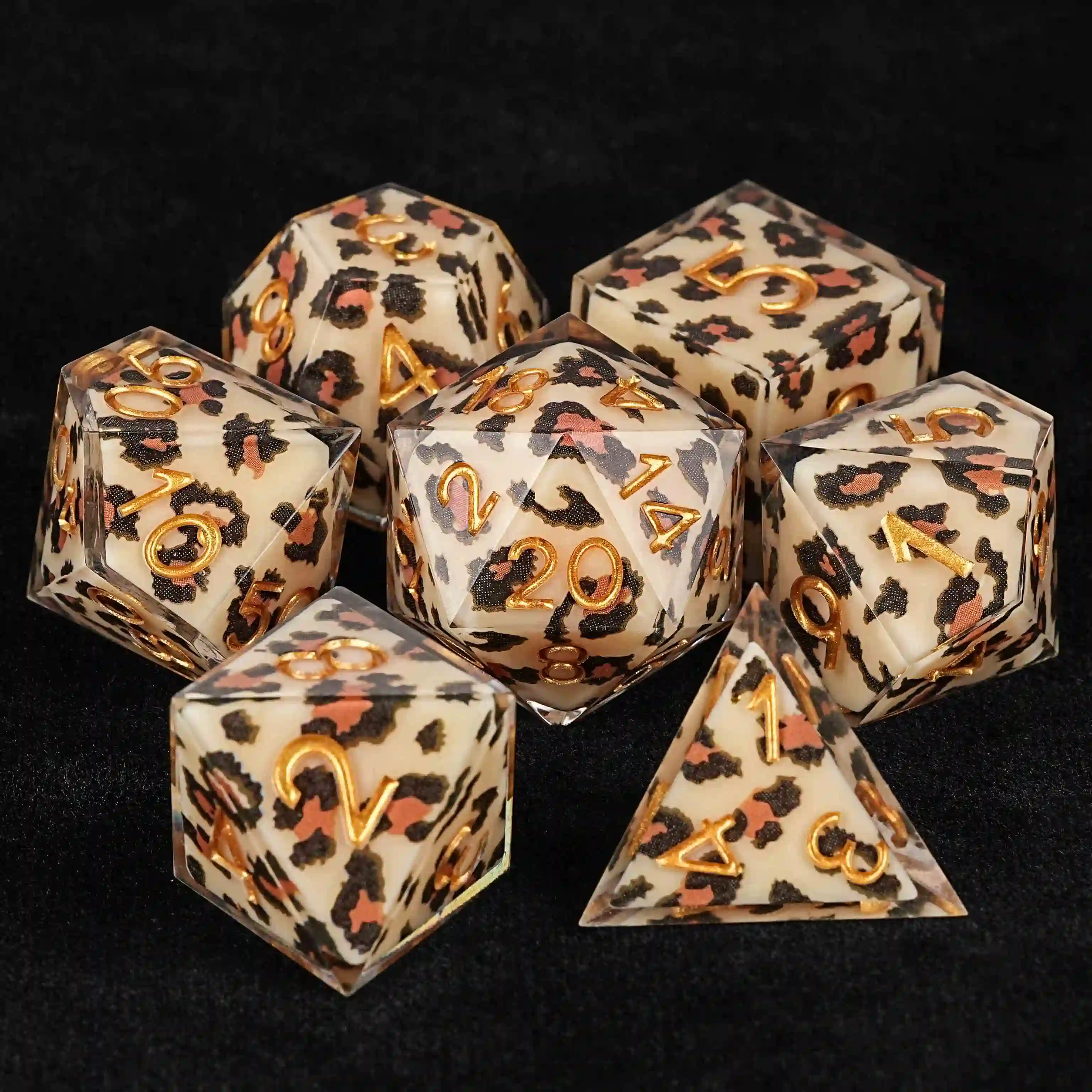 Fashionable Leopard - Print Dice: Adding Wild Charm to Tabletop Games ...