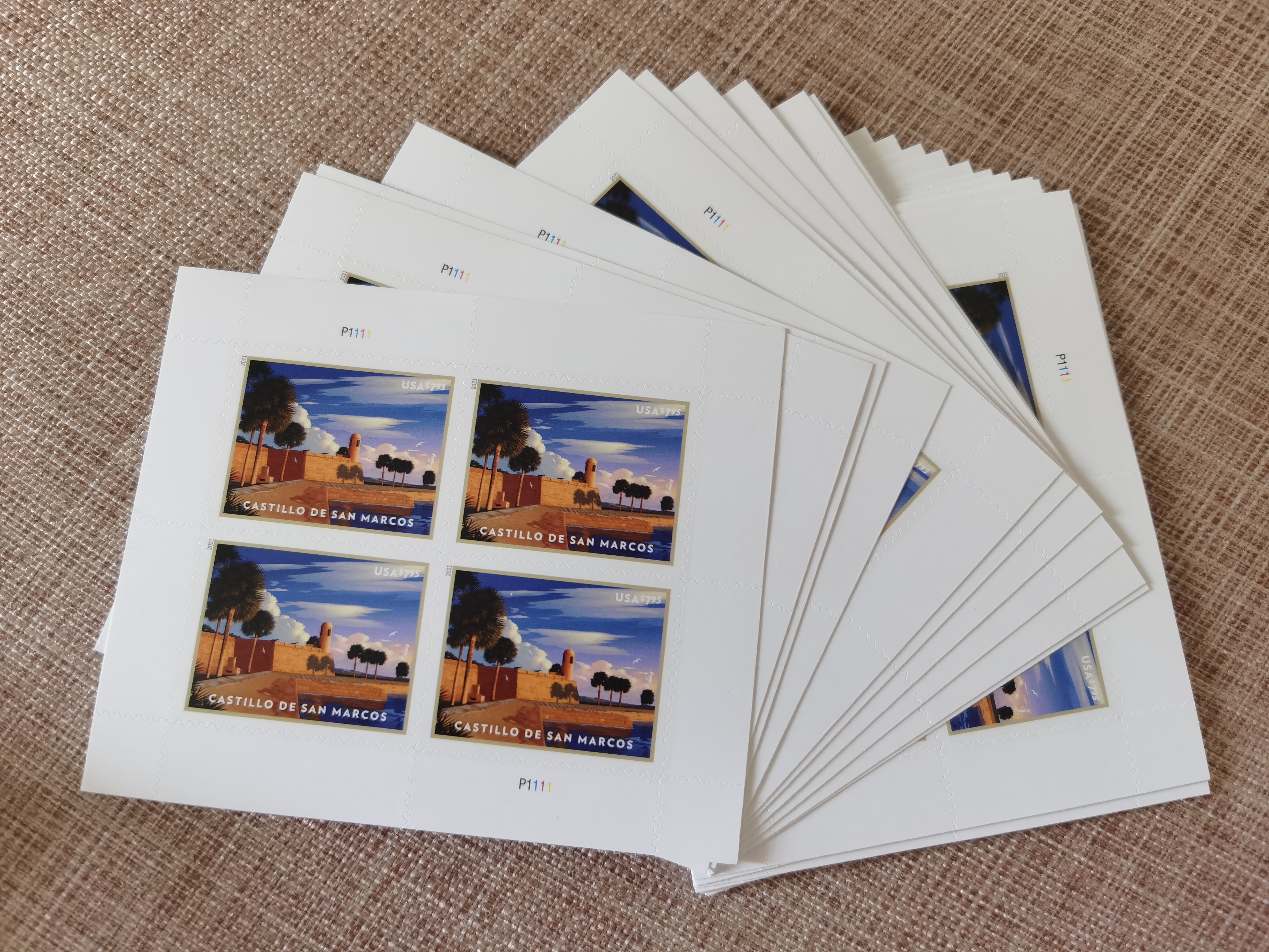 2021 CASTILLO DE SAN MARCOS - US-Stamp