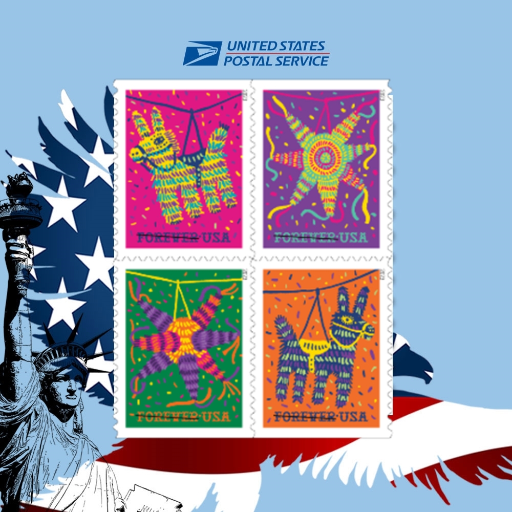 2023 Pinatas - US-Stamps