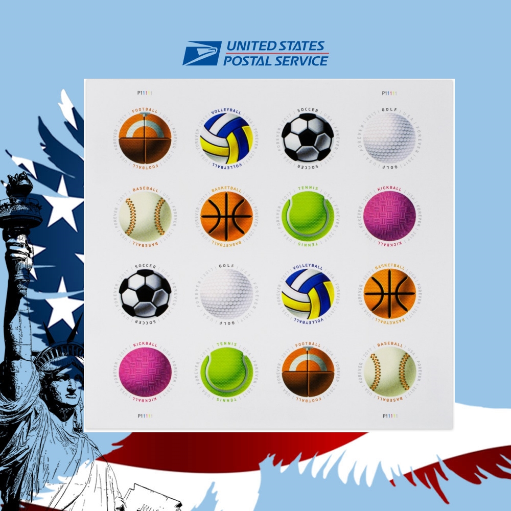 2017 Have a Ball - US-Stamps
