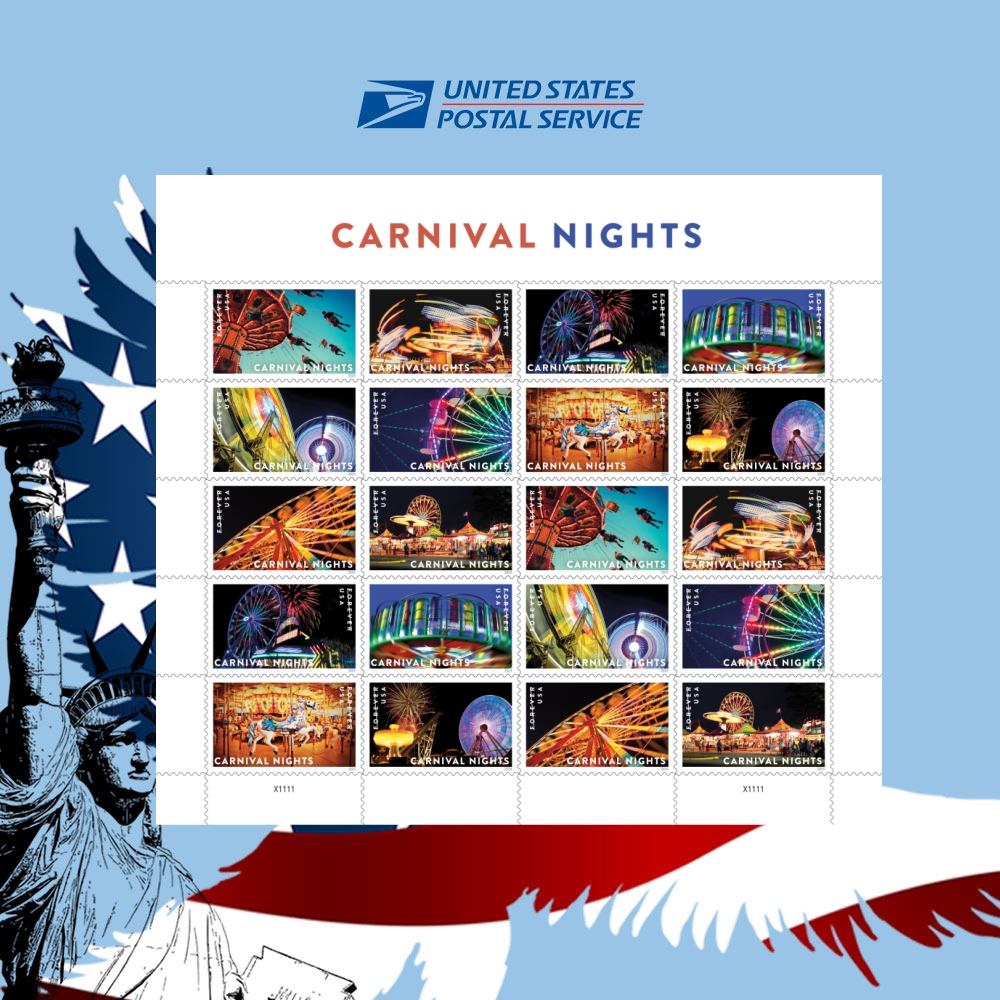 2024 Carnival Night - US-Stamps