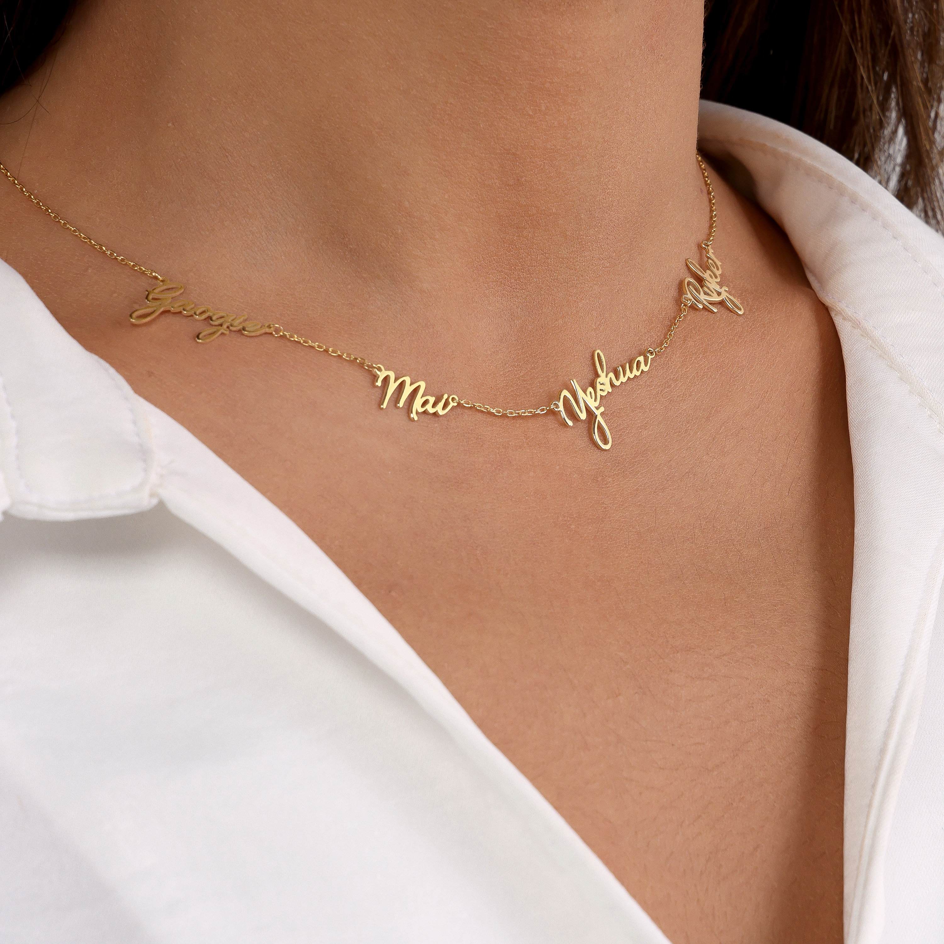 Personalized Multiple Name Necklace - Love&Together Jewelry