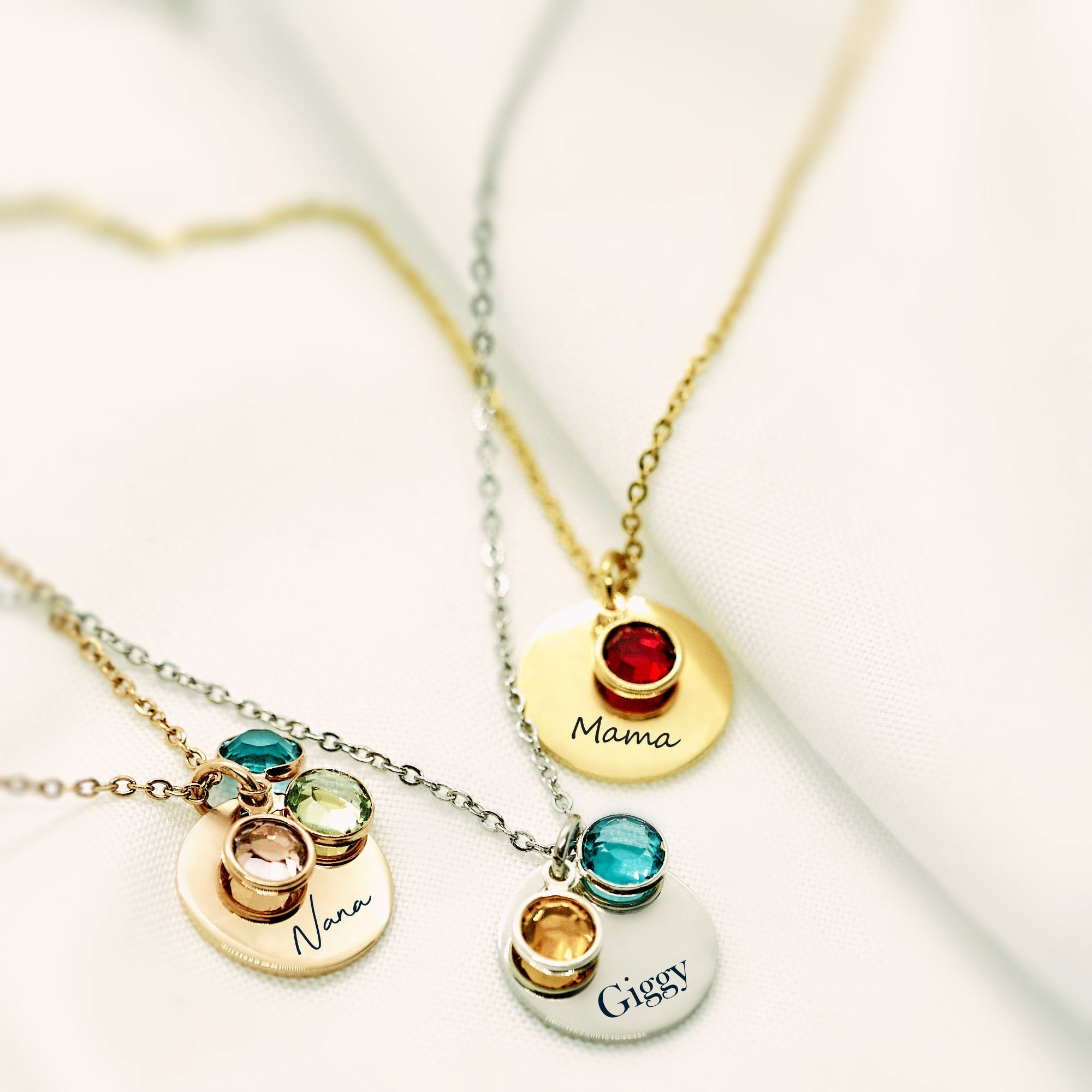 Personalized Birthstones Necklace - Love&Together Jewelry
