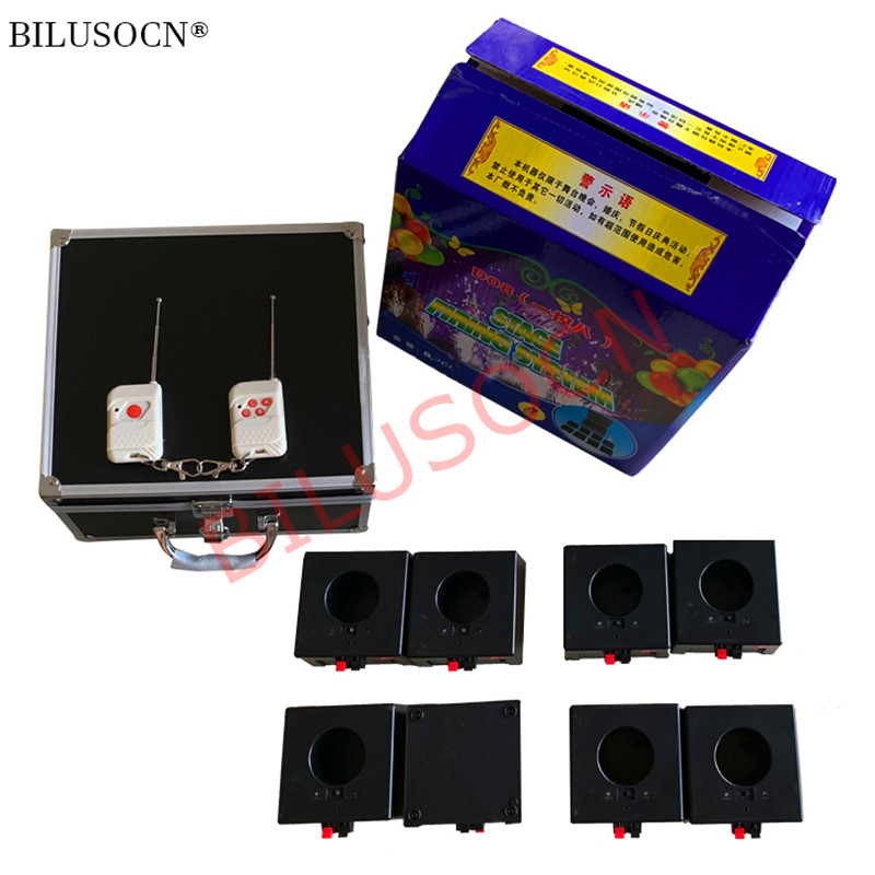 8 Cues Fountain Fireworks Firing System Cold Firework Machine Wireless ...