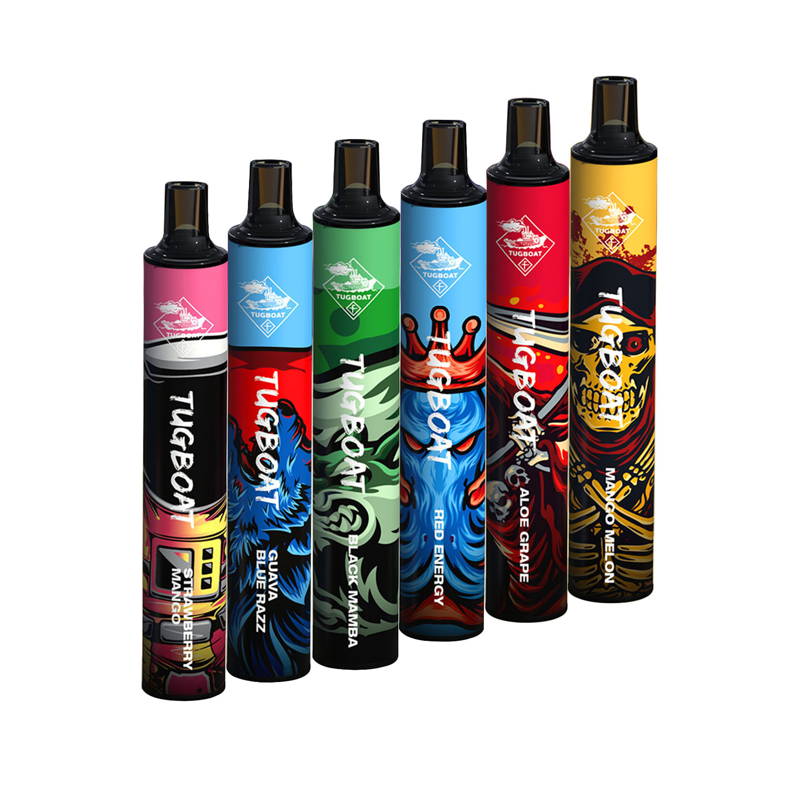 TUGBOAT SMK 1000 puffs all flavors disposable vape pen