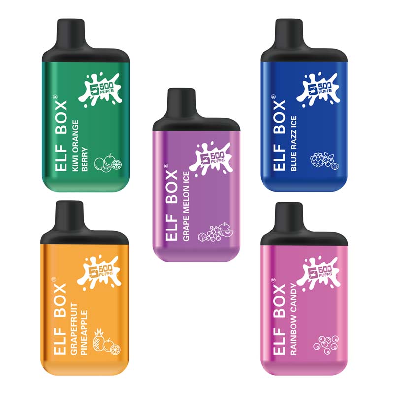 ELF BOX 5500Puff disposable vape all flavors