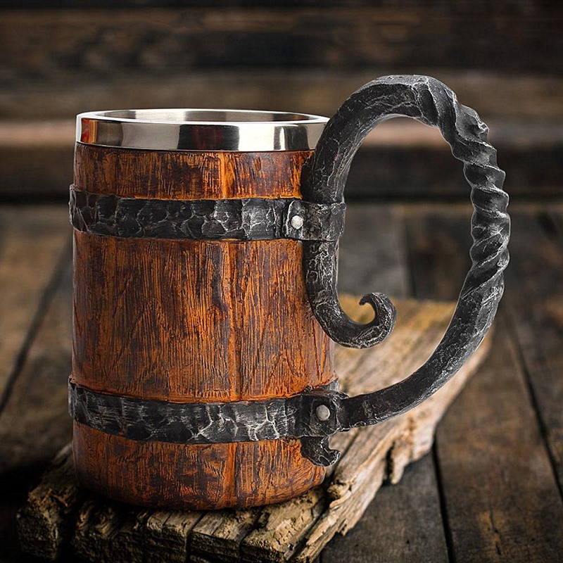 Viking Barrel Mug（550ml） - Ultimate Creation Mugs