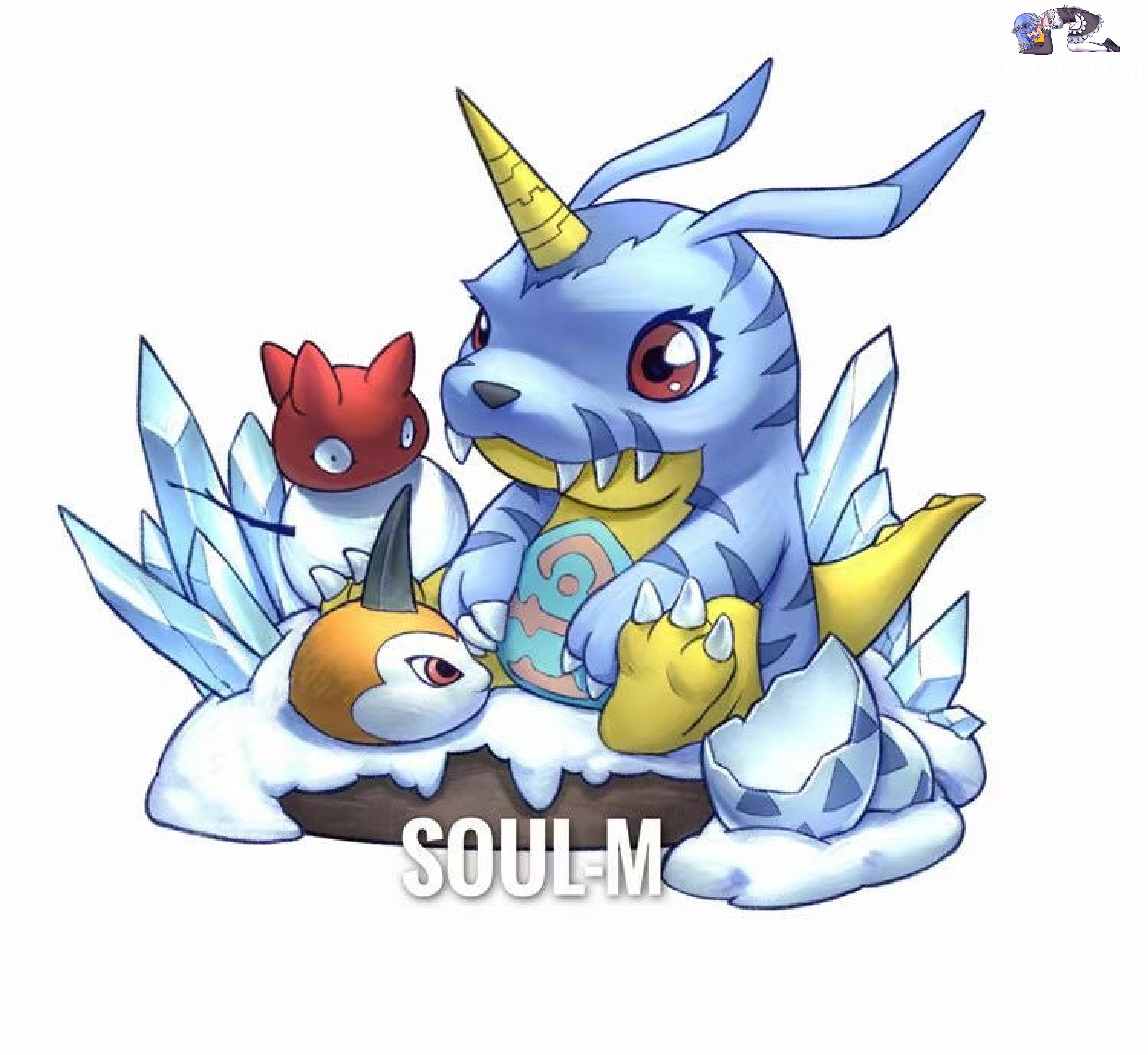 Soul M Studio - Digimon Punimon Tsunomon Gabumon [PRE-ORDER CLOSED] - orzGK