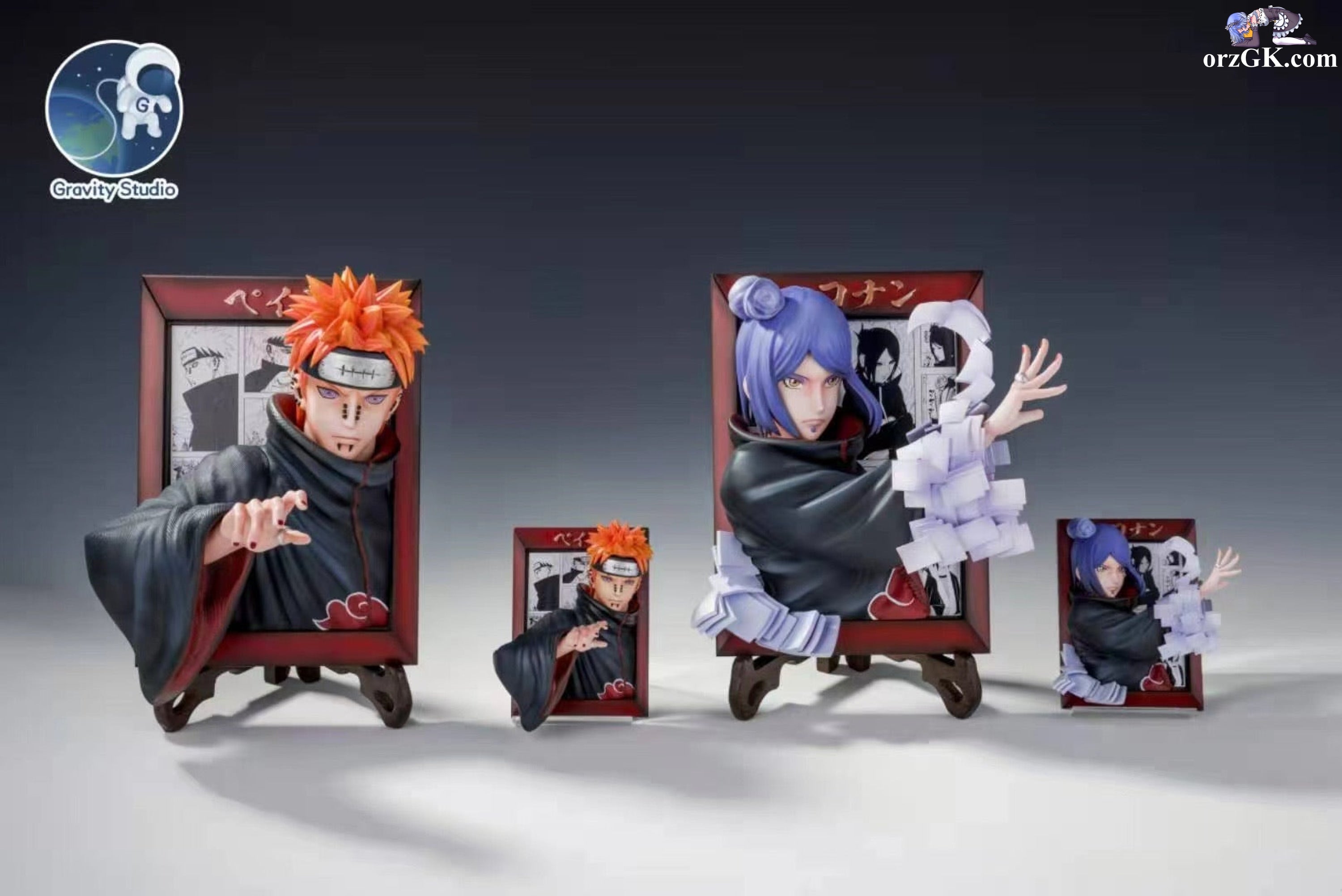 Gravity Studio - Naruto Akatsuki Pain and Konan 3D Photo Frame [PRE ...