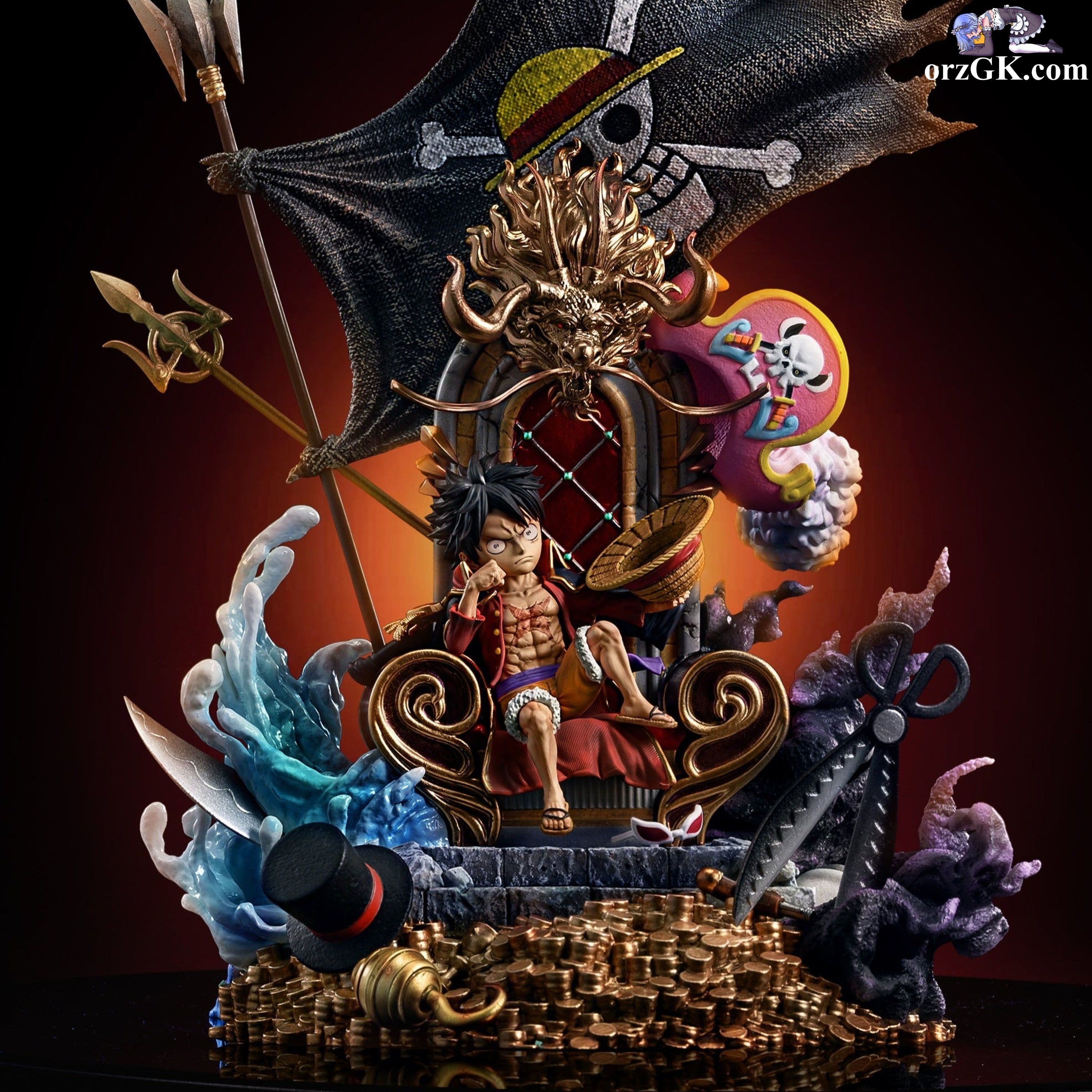G5 Studio - One Piece Four Emperors of the Sea - Monkey·D·Luffy [Pre ...