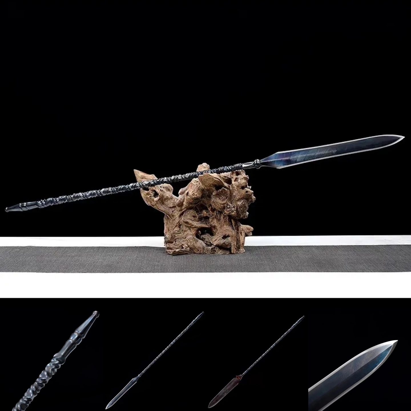 Battle Ready Spear | Premium Real Spear | Damascus Steel |Octahedral ...