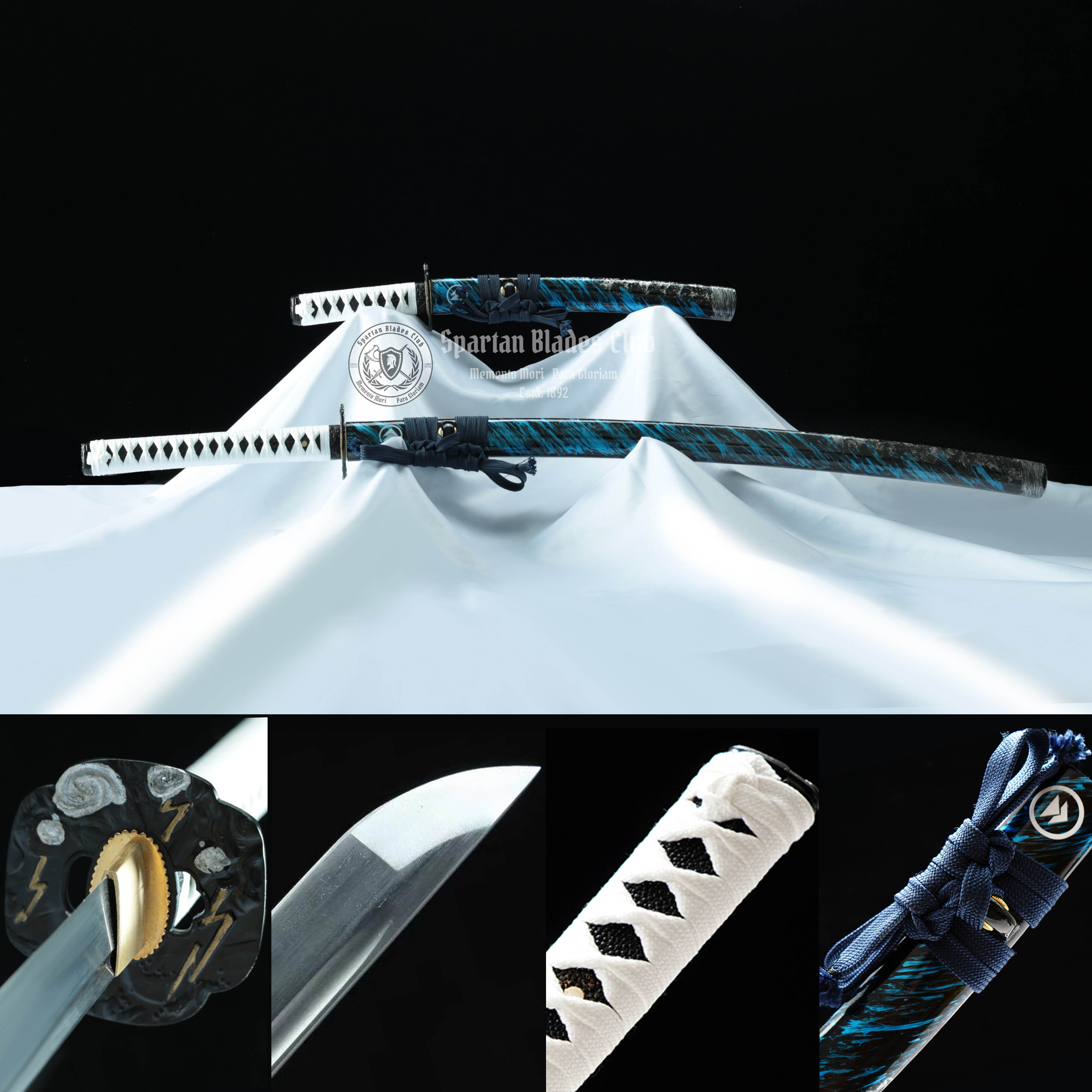 【BUY】Ghost Of Tsushima - Samurai Sword Set - Daisho - 65Mn Spring Steel ...