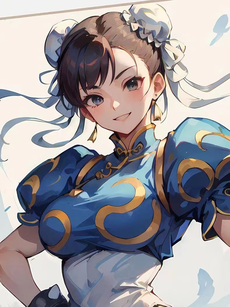 【Pre-sale】Decorative Painting of Chun-Li-Street Fighter-XingKong Studio ...