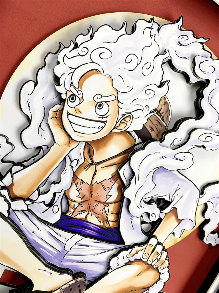 【In stock】Decorative Painting of Gear Fifth Nika Luffy-One piece-momo ...