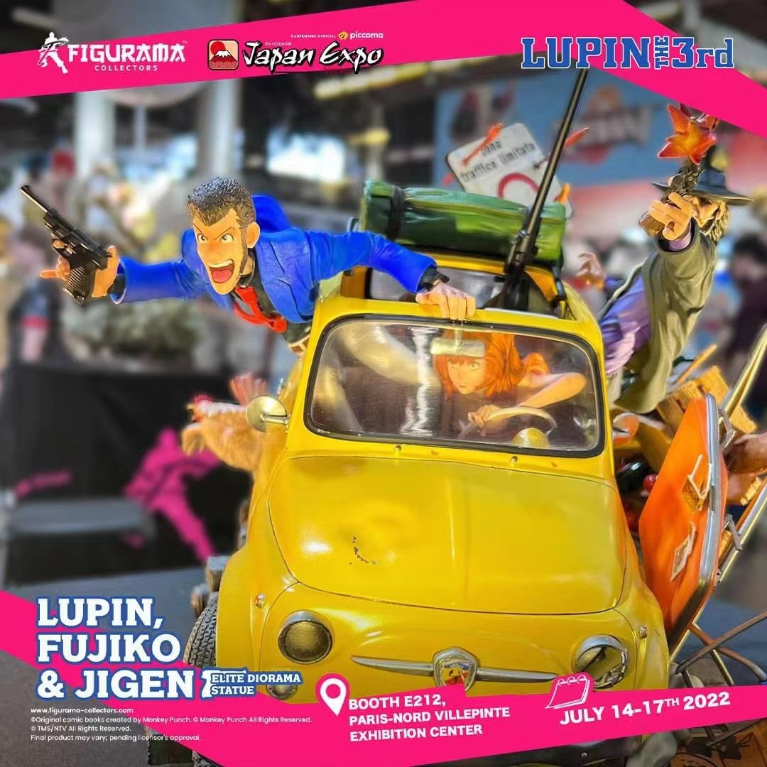 【Pre-sale】1/8 Scale Lupin, Fujiko&Jigen-Lupin the 3rd-Figurama Studio ...