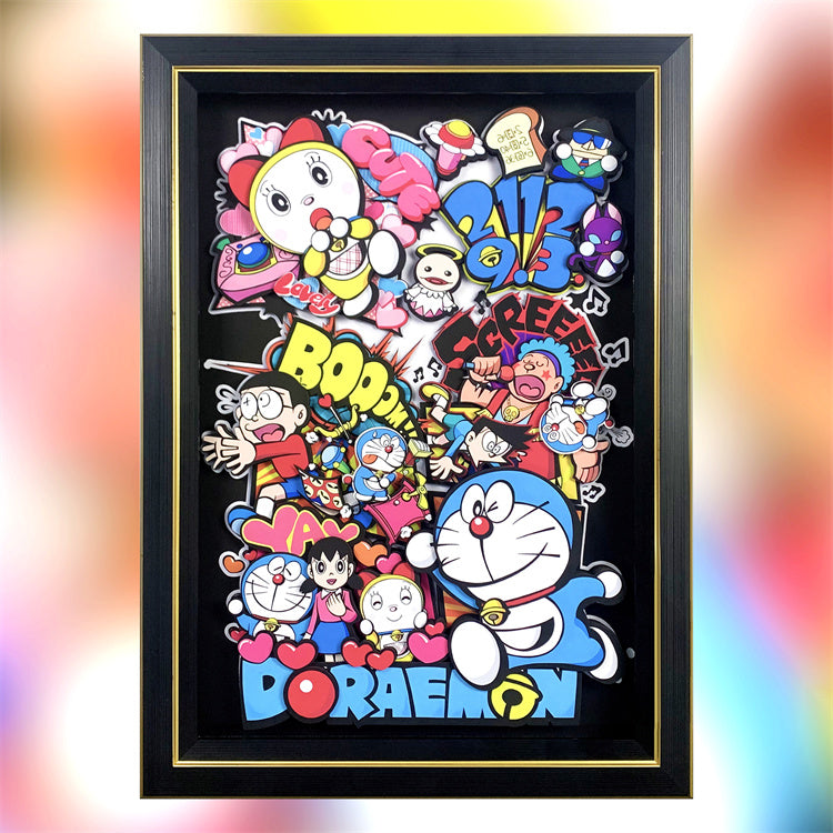 【In stock】3D Decorative Paint of Doraemon & Nobita Nobi-Doraemon-momo ...