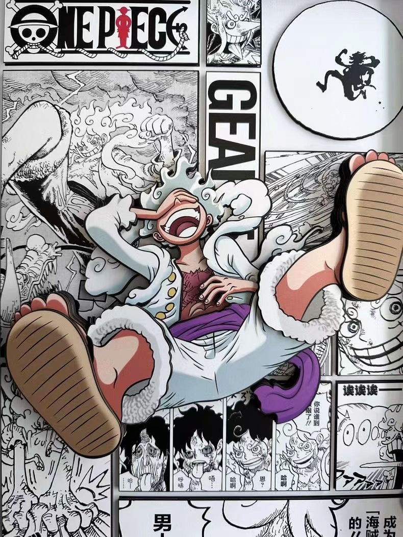 【In stock】Decorative Painting of Gear 5 Luffy-One Piece-Aotu Panda ...