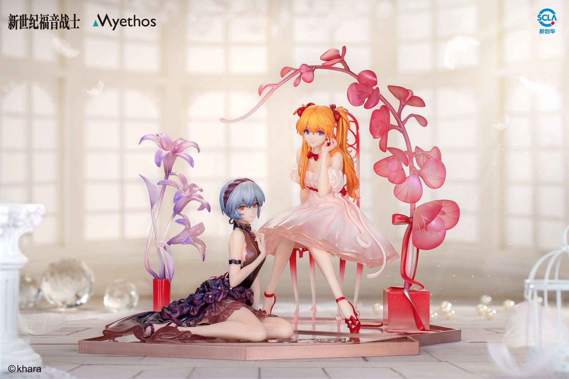 【pre Sale】1 7 Scale Rei Ayanami And Asuka Langley Soryu Eva Neon