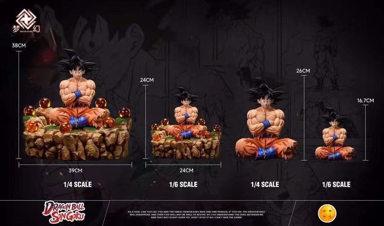【Sold out】1/6 & 1/4 Scale Sitting Son Goku-Dragon Ball-Dream Studio ...