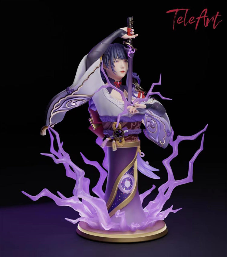 【Pre-sale】1/4 Scale Bust of Raiden Ei-Genshin Impact-TeleArt Studio ...