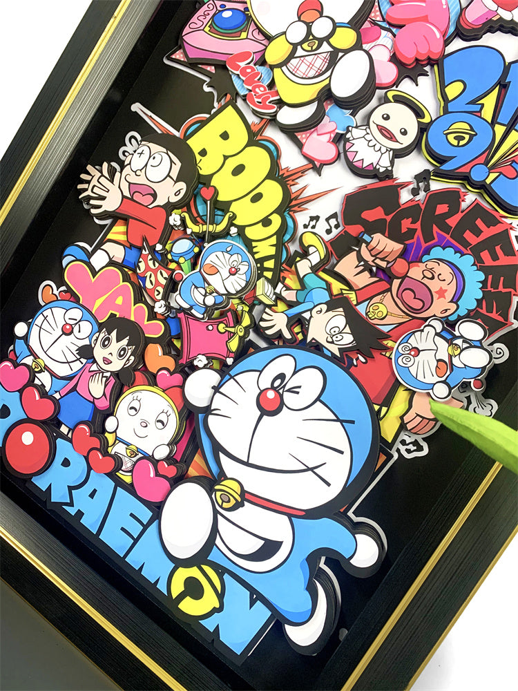 【In stock】3D Decorative Paint of Doraemon & Nobita Nobi-Doraemon-momo ...