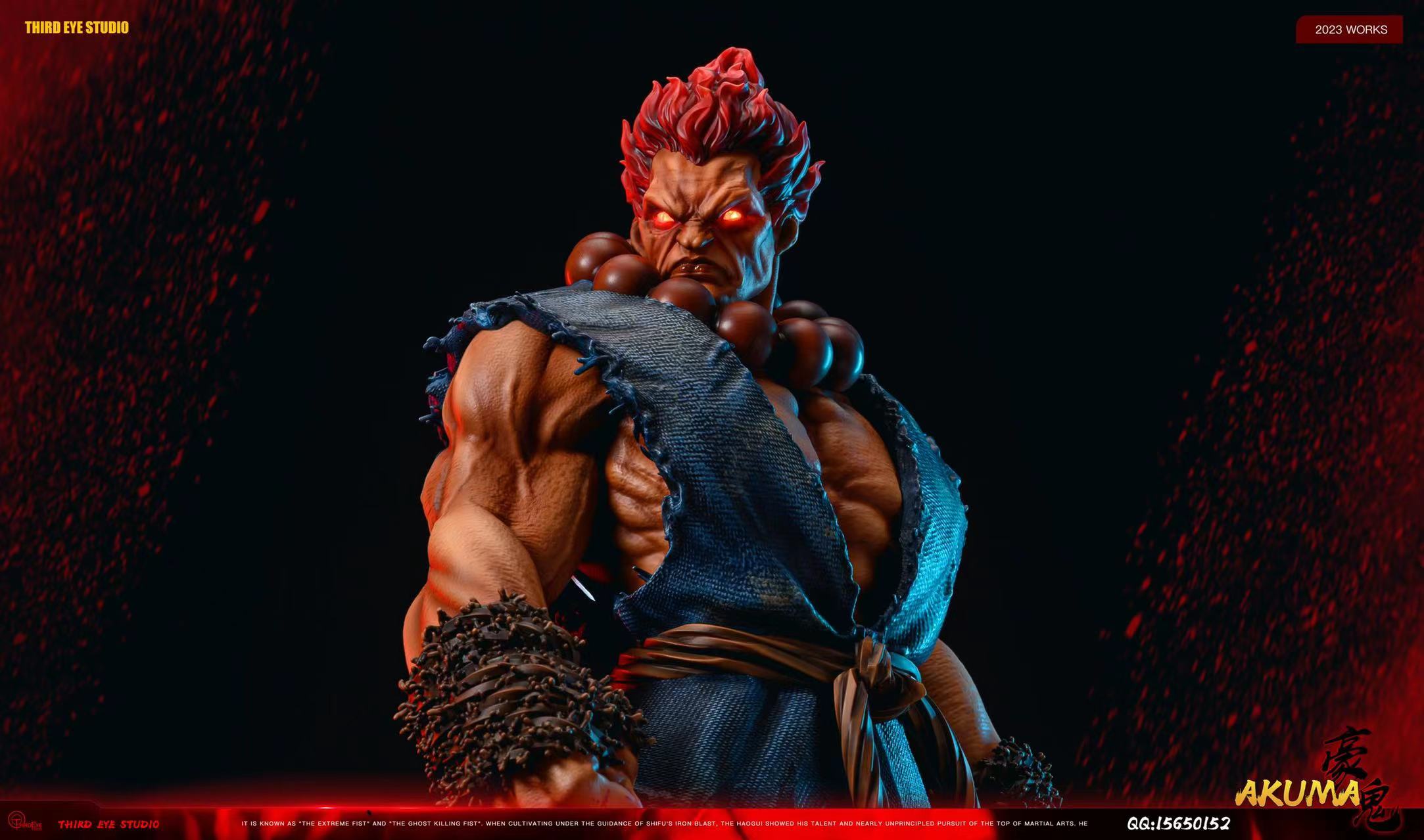 【Pre-sale】1/4 Scale Akuma-Street Fighter-Third Eye Studio ...