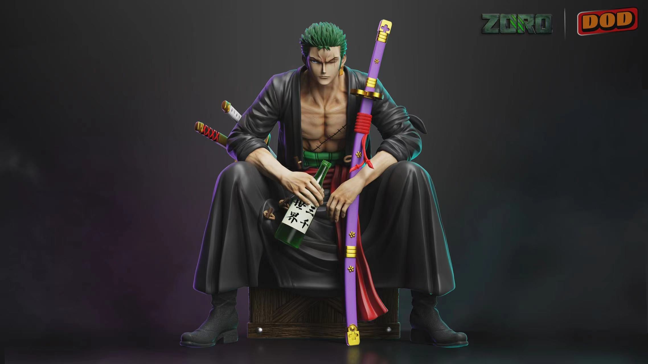 【Pre-sale】Sitting Roronoa Zoro-One piece-DOD Studio - weareanimecollectors