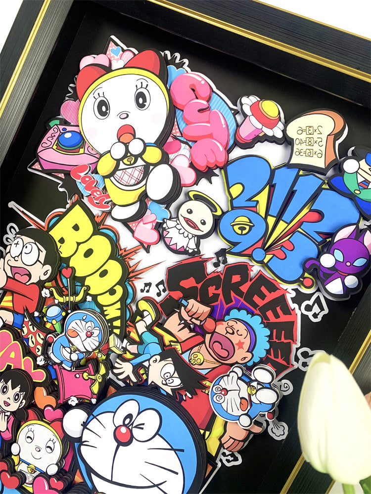 【In stock】3D Decorative Paint of Doraemon & Nobita Nobi-Doraemon-momo ...