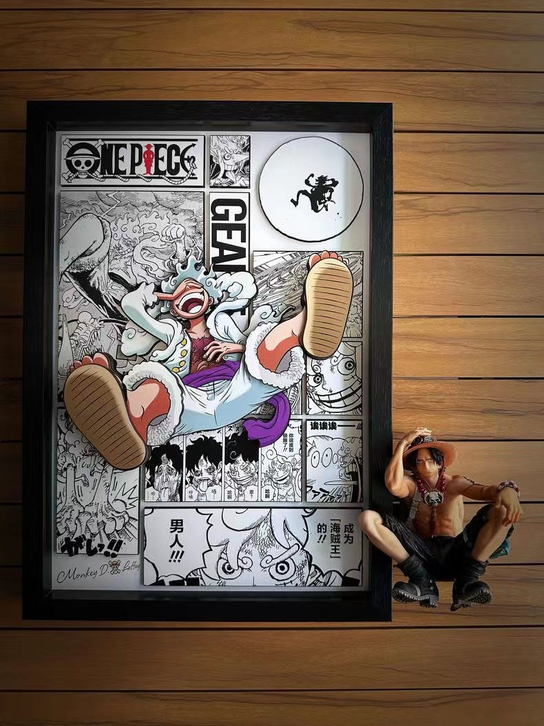 【In stock】Decorative Painting of Gear 5 Luffy-One Piece-Aotu Panda ...