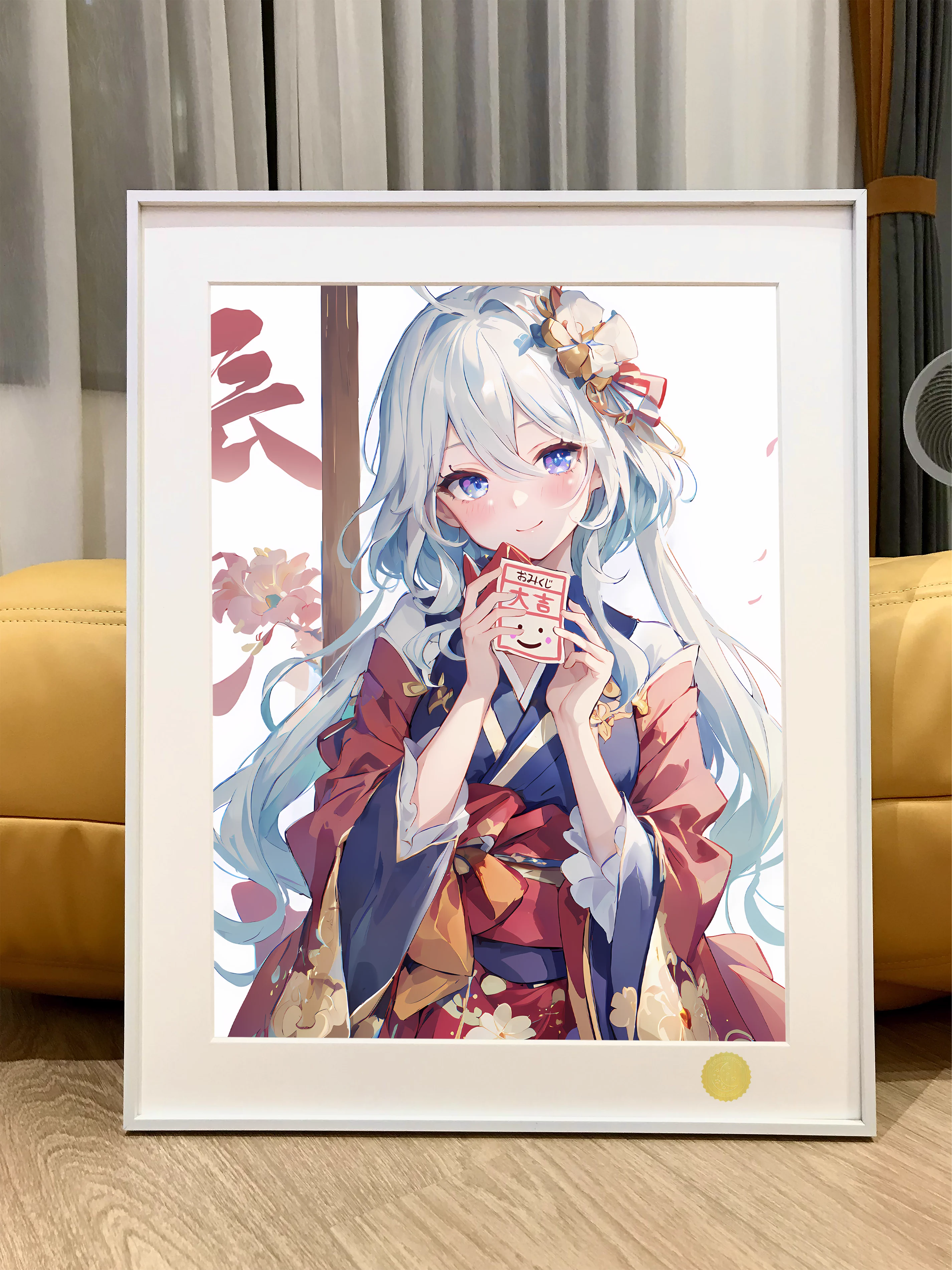 【Pre-sale】Decorative Painting of Kimono Furina-Genshin Impact-XingKong ...