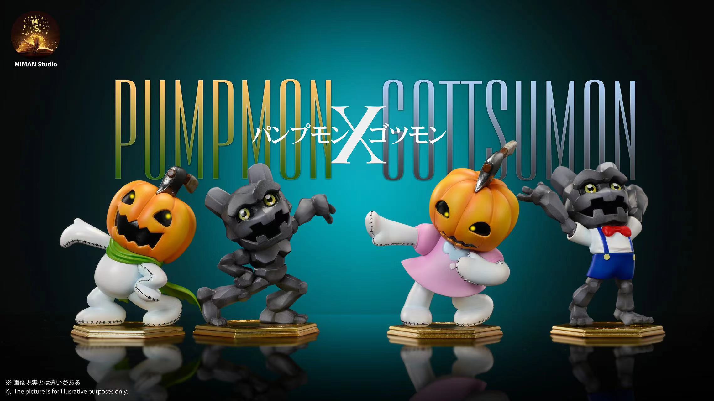 【Pre-sale】Pumpmon & Cuttsumon-Digimon Adventure-MIMAN Studio ...
