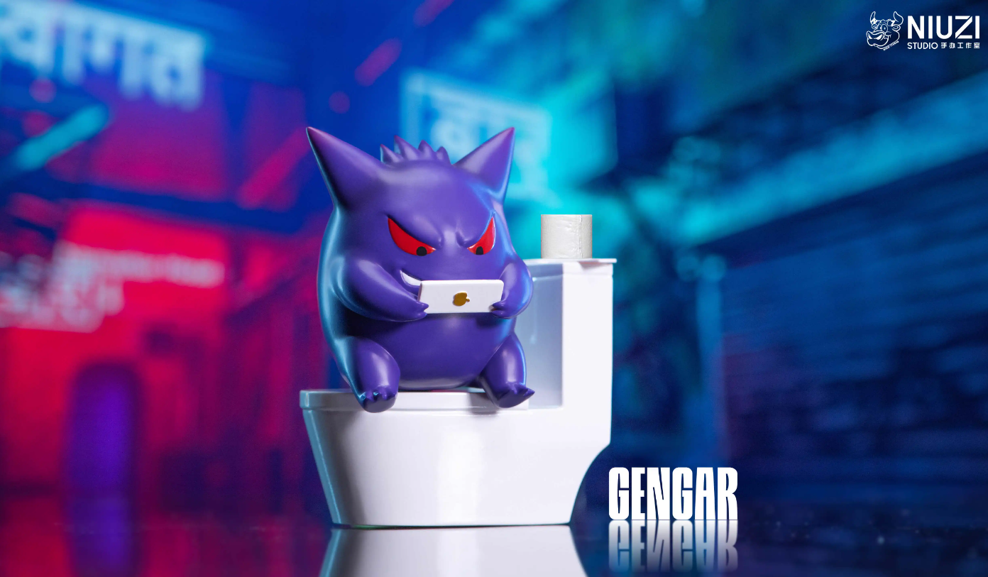 【Pre-sale】Closestool Gengar-Pokemon-NIUZI Studio - weareanimecollectors
