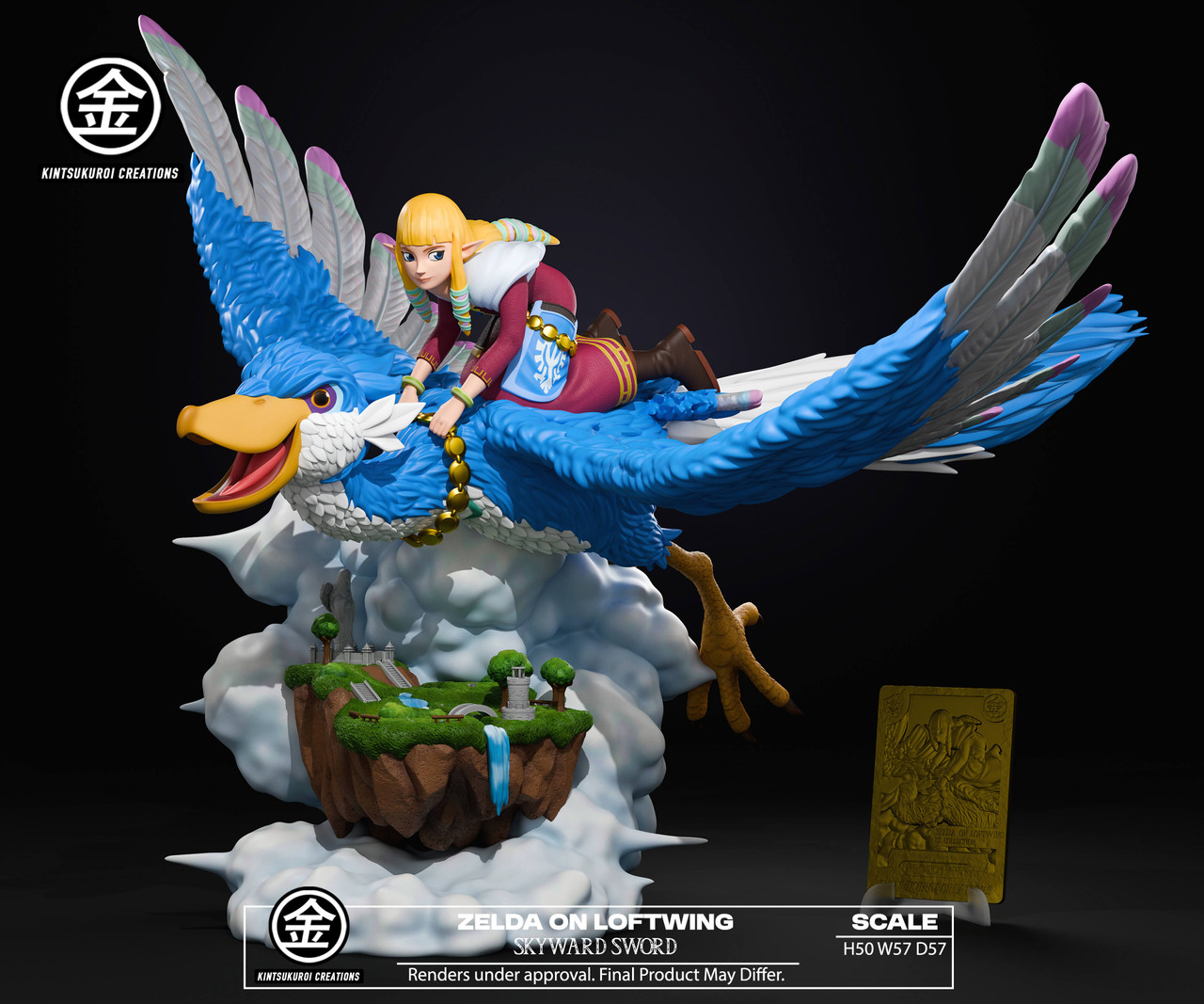 【Pre-sale】Zelda On Loftwing-The Legend of Zelda-Kintsukuroi Creations ...
