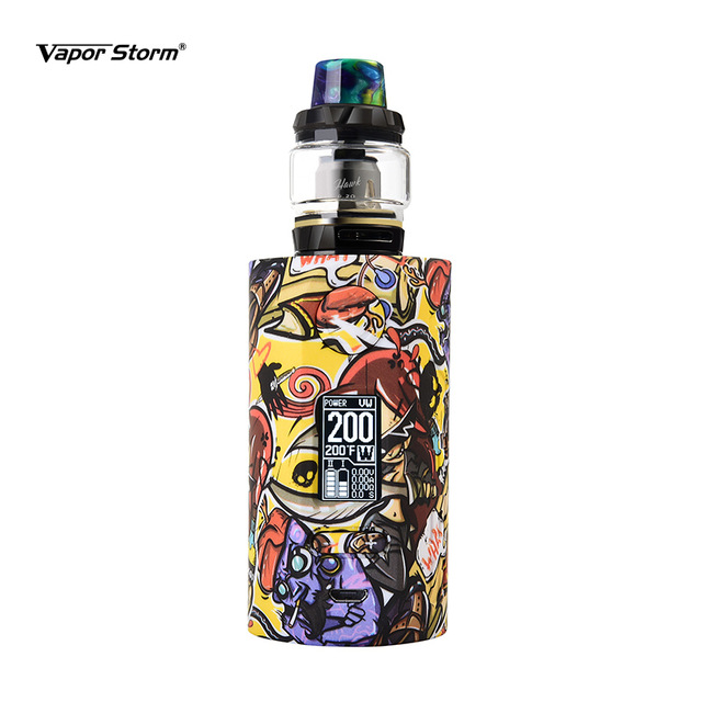 Original Vapor Storm Puma Hawk Vape Mod Kit with Storm230 200W VV VW TC ...