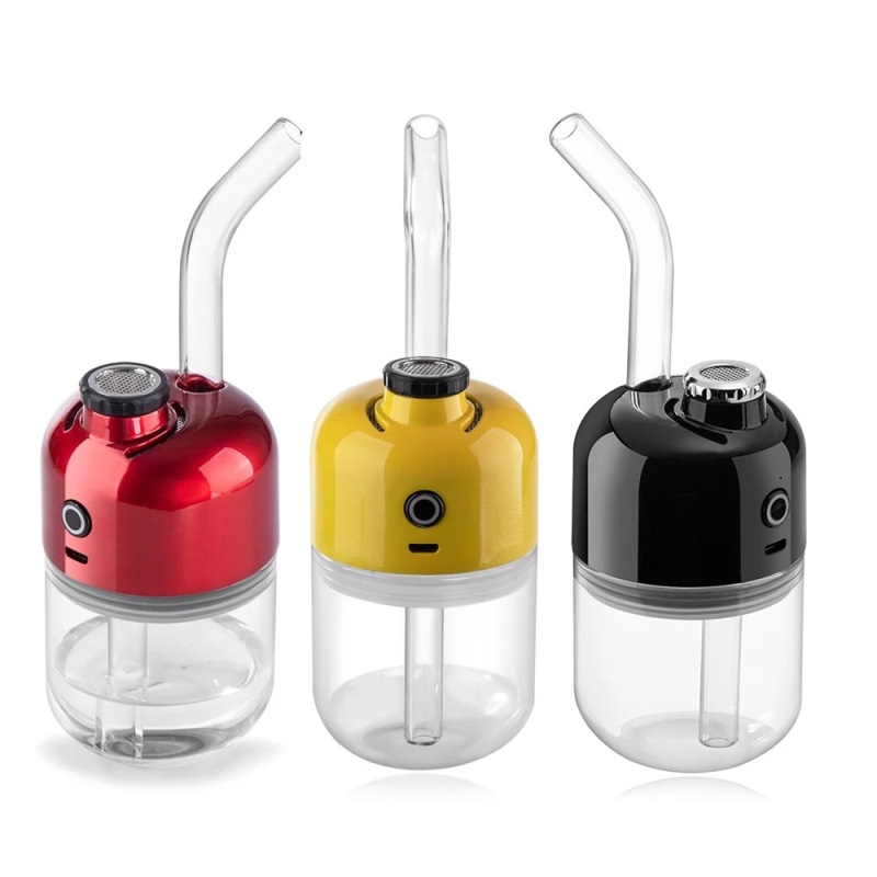 Free Shipping Anlerr Huuka Glass Water Cup Style Electric Dab Rig Kit 3 ...