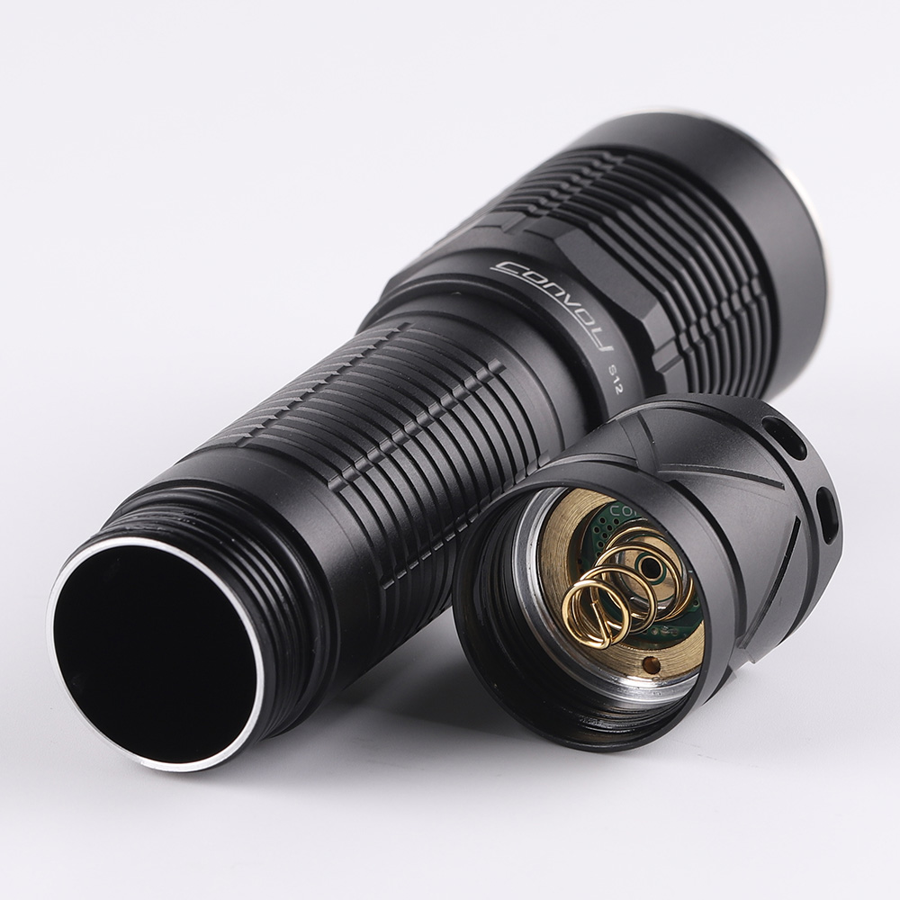 Convoy S12 UV 365nm with filter 21700 flashlight - Convoy flashlight