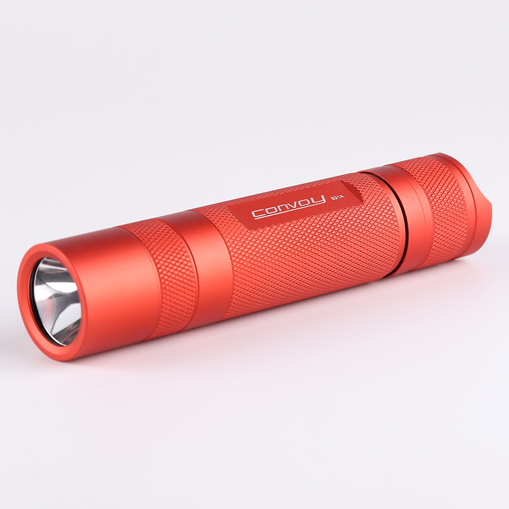 Convoy S21A , red , 21700 flashlight - Convoy flashlight