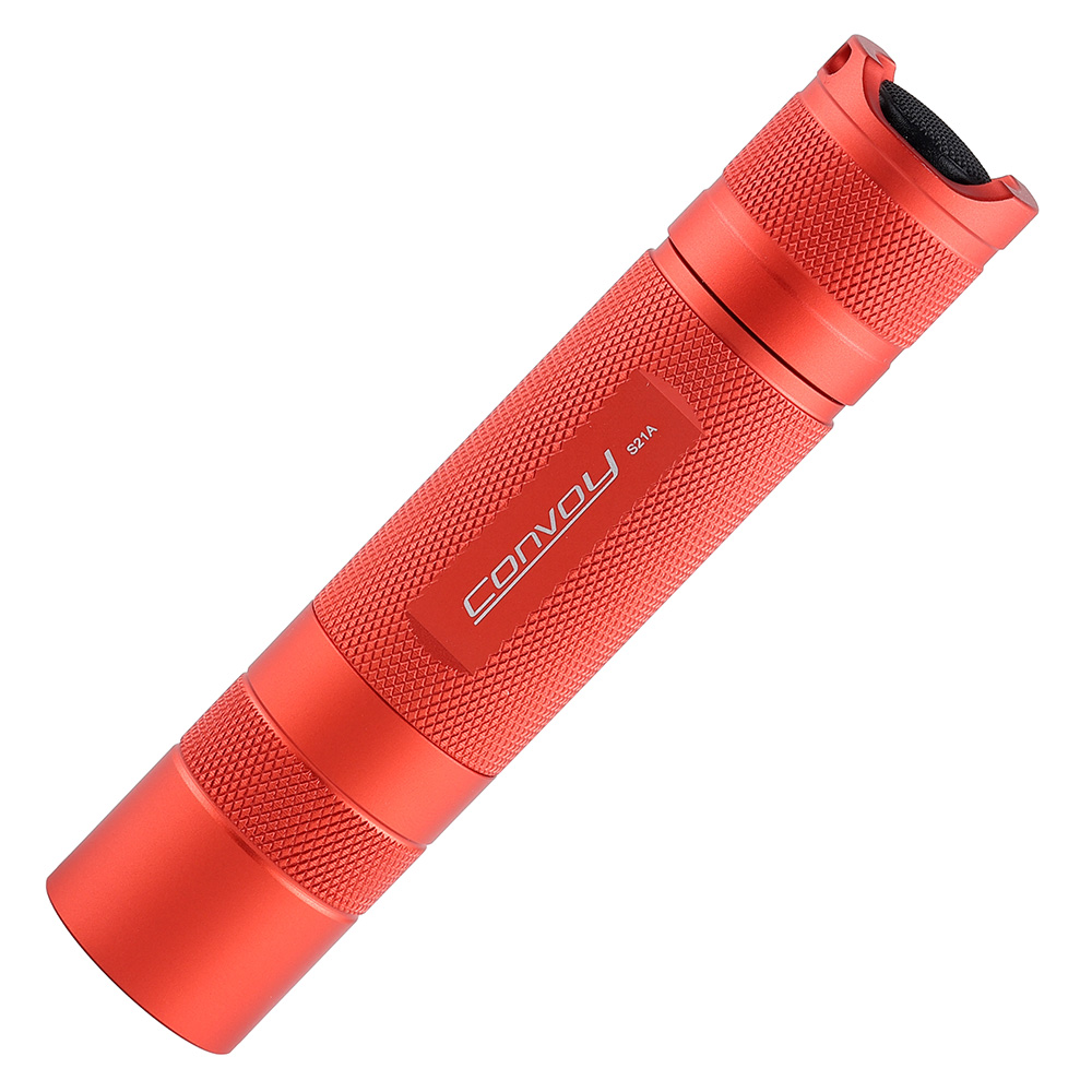 Convoy S21A , red , 21700 flashlight - Convoy flashlight