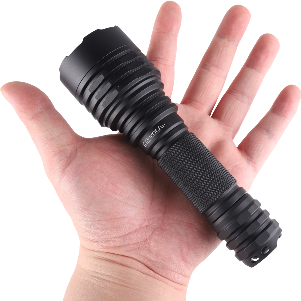 Convoy C8+ black 18650 flashlight - Convoy flashlight