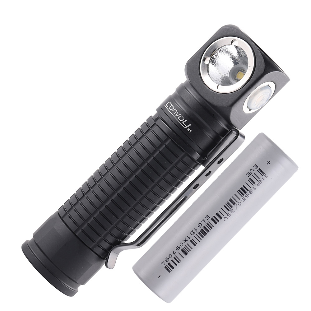 Convoy H1 18650 L-shape flashlight with battery - Convoy flashlight