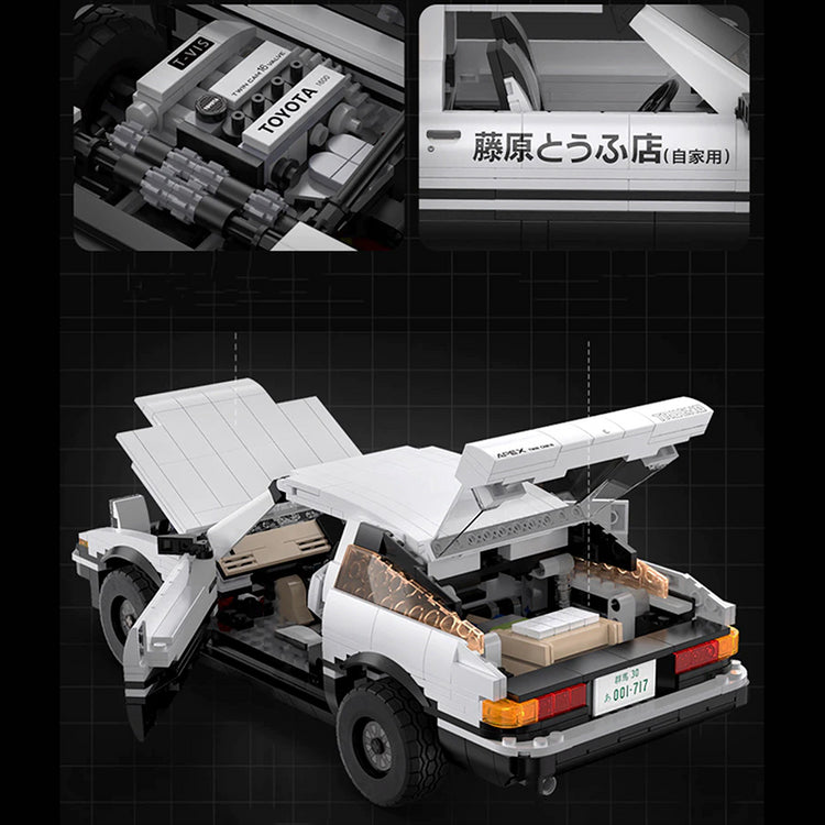 Remote Controlled Initial D Ae86 1233pcs - ENBRIC in Stock Now