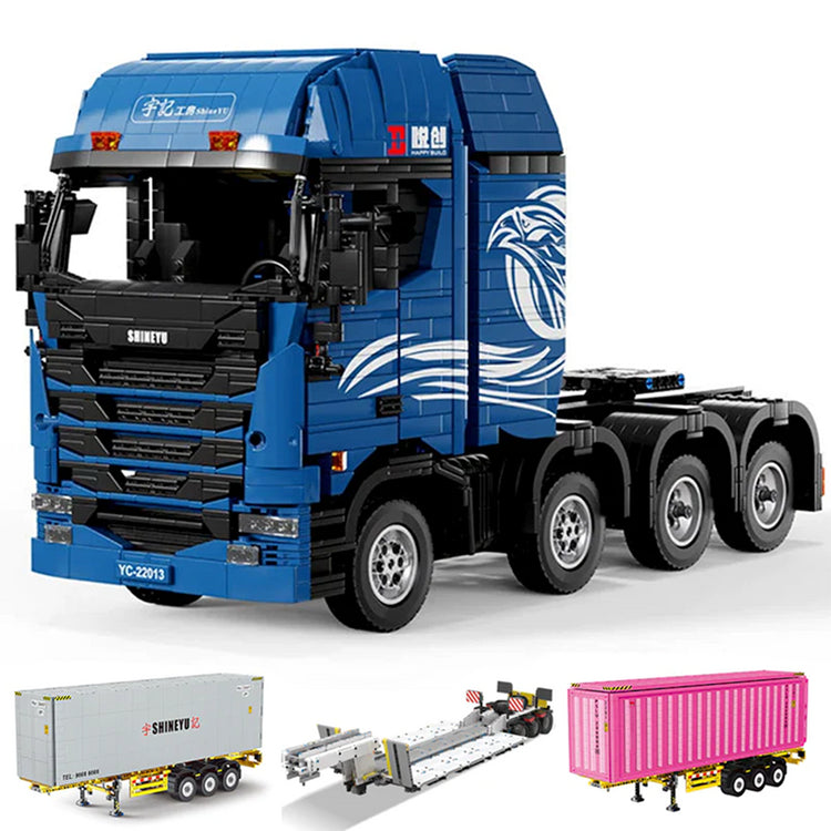 Remote Controlled Truck With Trailer 4458pcs - ENBRIC in Stock Now