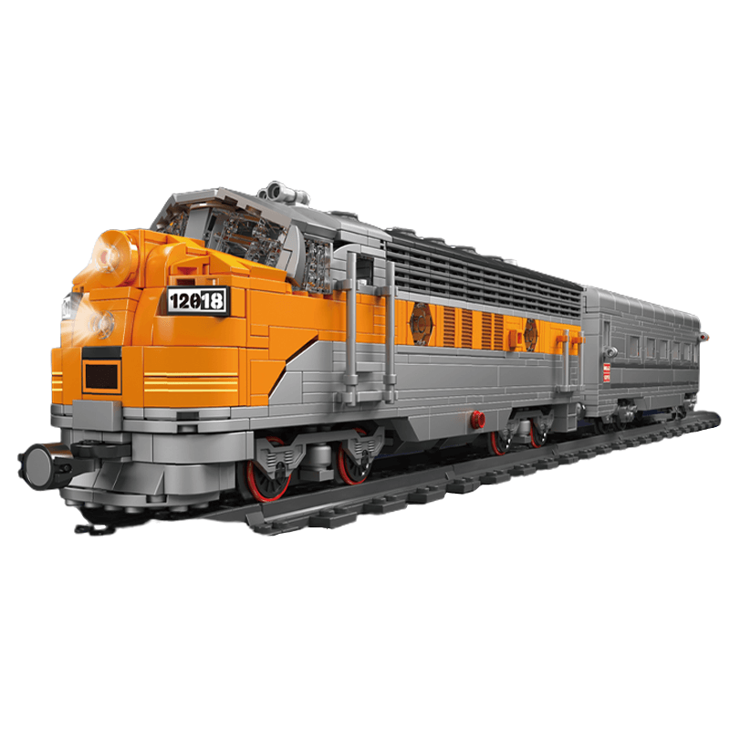 Emd F7 Locomotive 1540pcs - ENBRIC in Stock Now