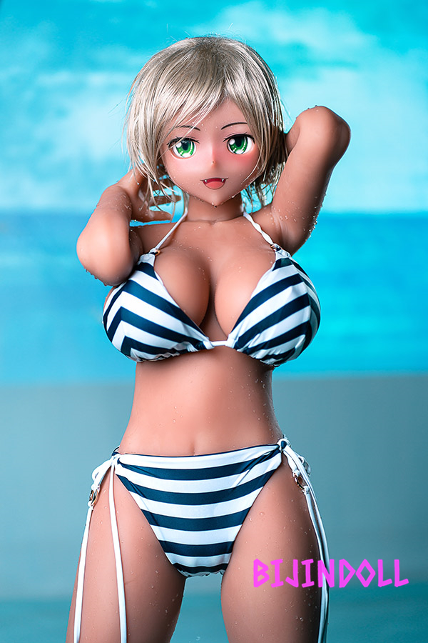 Short Hair Tanning Gal Sex Doll Erotic Swimsuit Anime