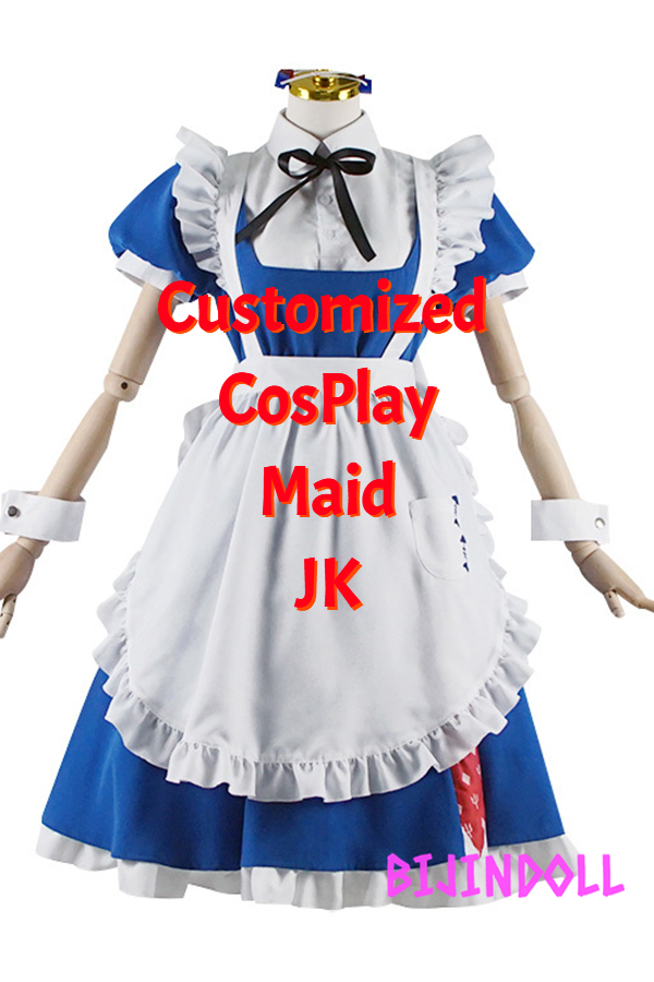 Sex Doll Costumes Customized Clothes Anime Game Cosplay Costumes Maid Clothes Jk Clothing