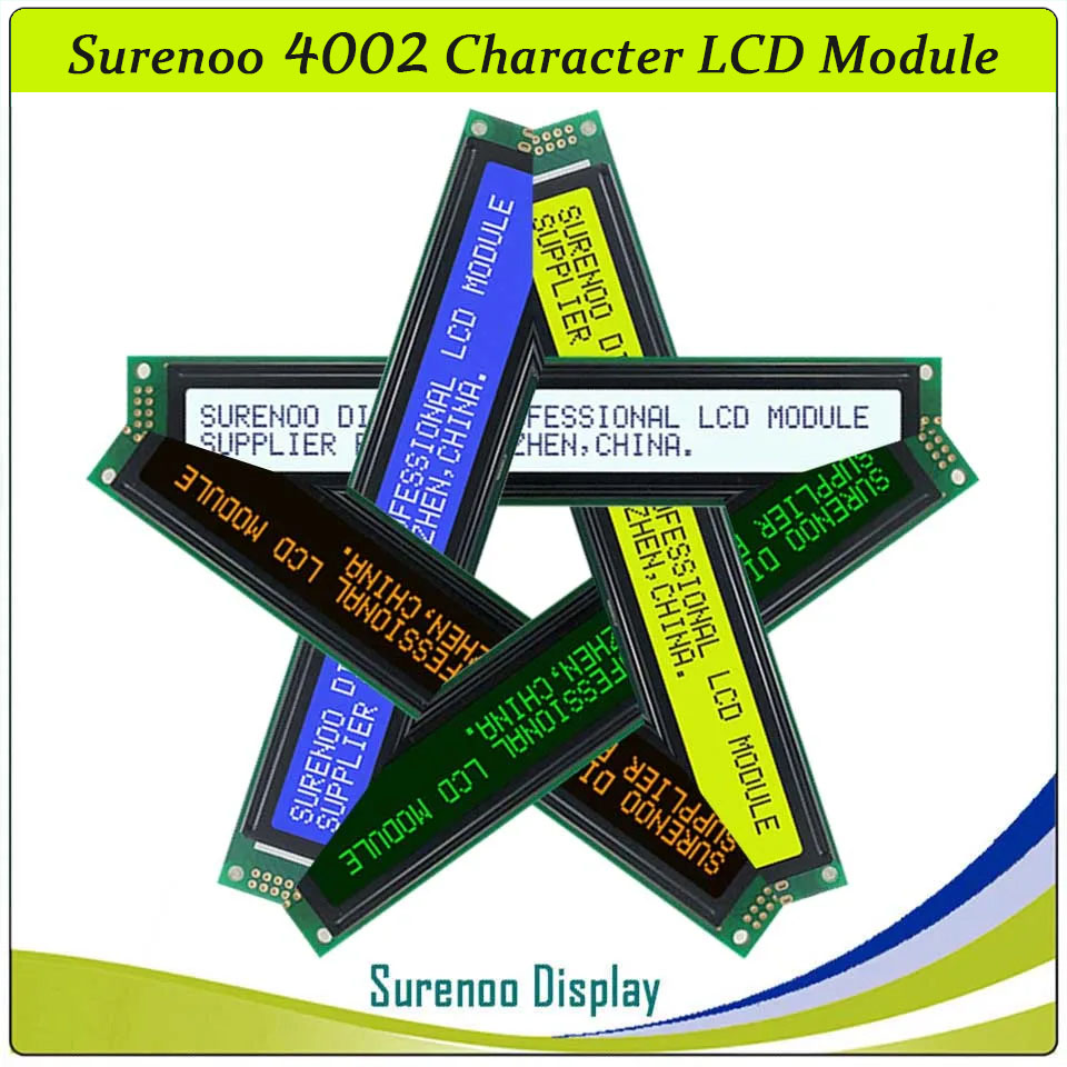 Surenoo 4002 Character LCD Module Display Panel Screen