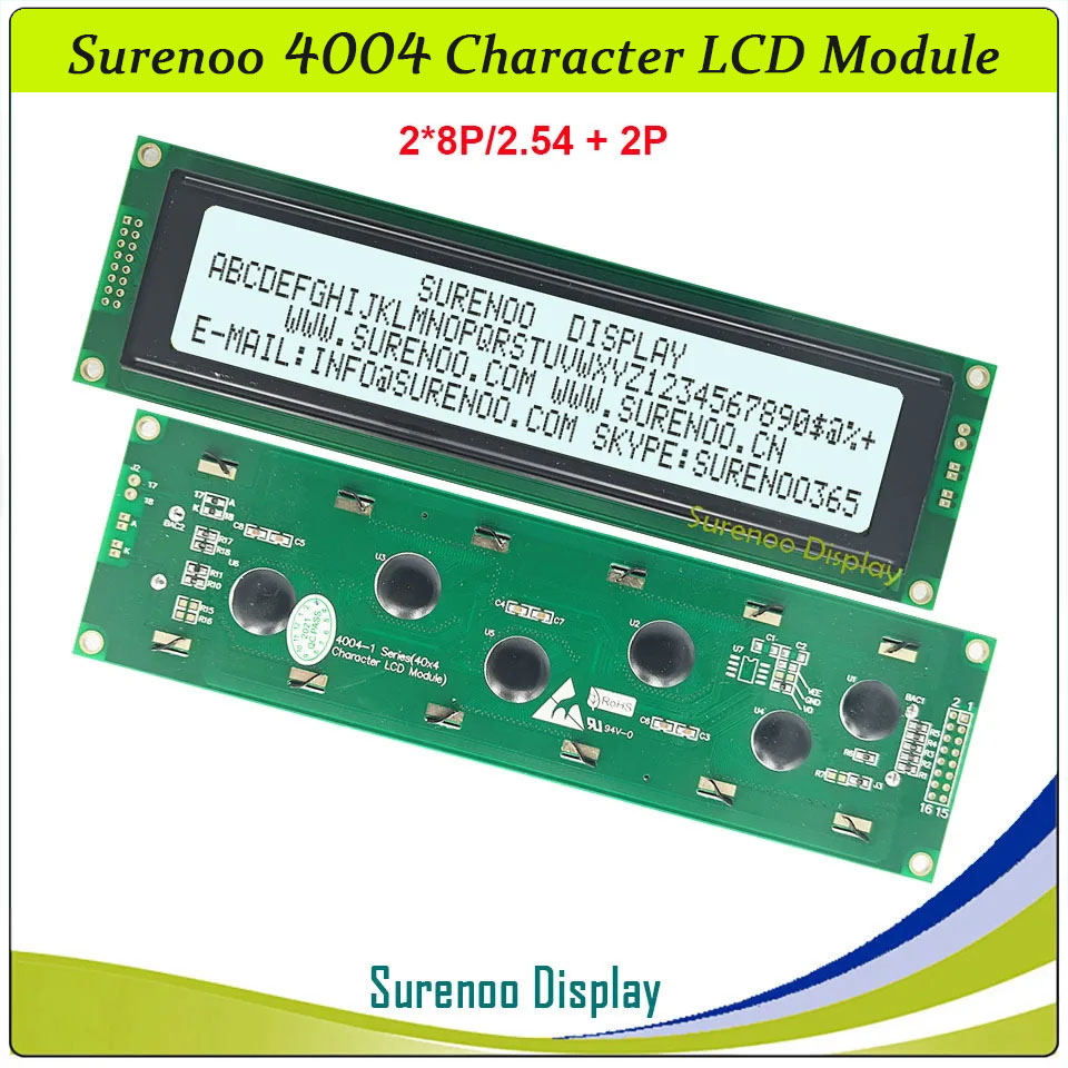 Surenoo 4004 Character LCD Module Display Panel Screen