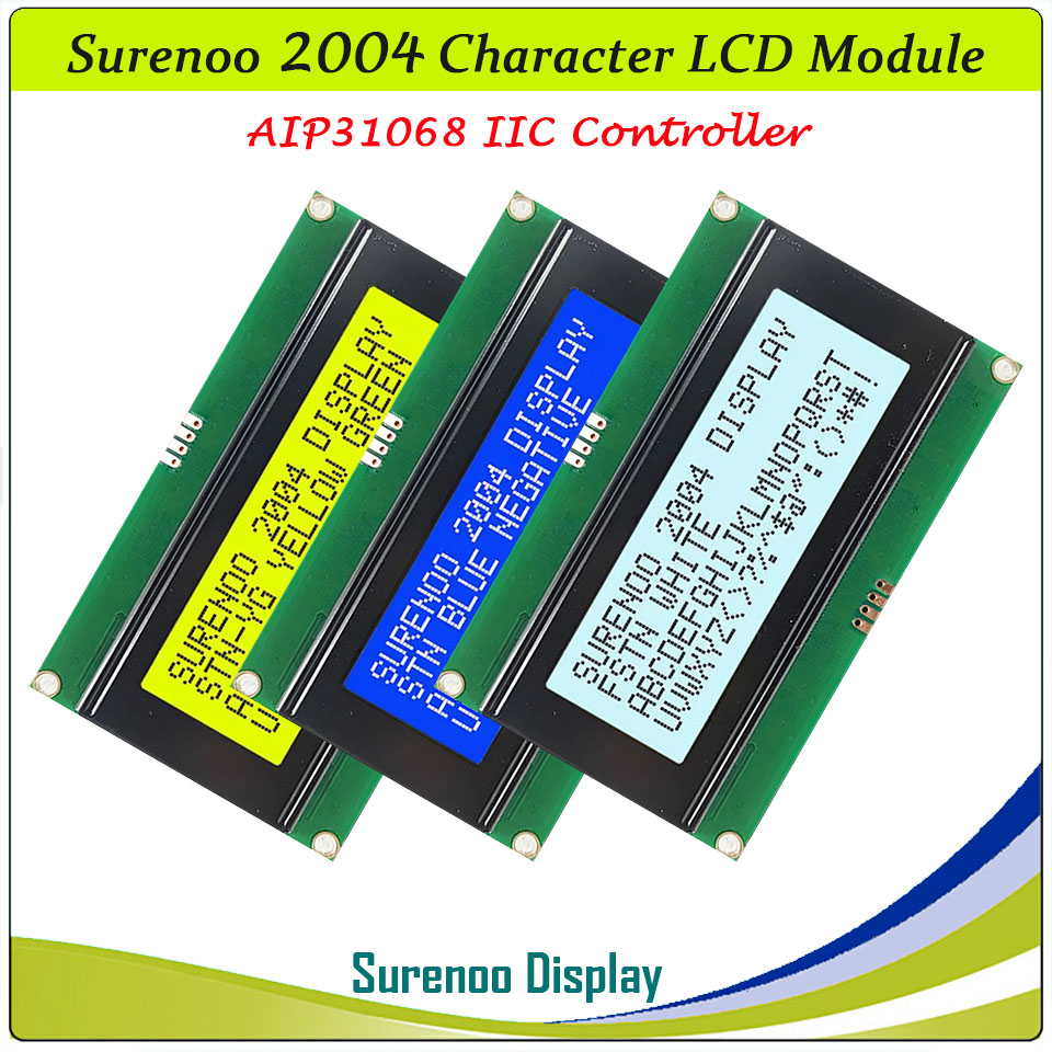 Surenoo 2004 Character LCD Module Display Panel Screen
