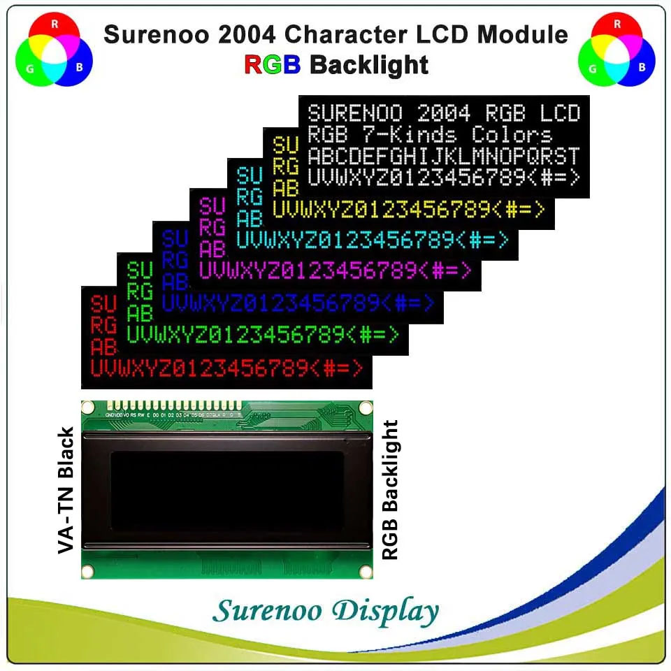 Surenoo 2004 Character LCD Module Display Panel Screen